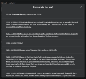【DownQ】OculusDBが使えないときでもビートセイバーをダウングレードする方法【メタクエスト】