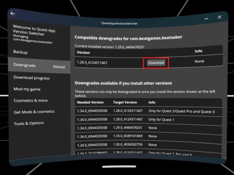 【初心者向け】Quest版ビートセイバーのダウングレード方法！【QAVS】