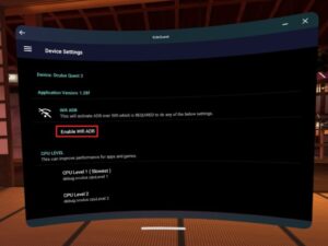 Quest版SideQuestがヘッドセット設定に対応！3Dカメラ化・高画質化が気楽に試せるように