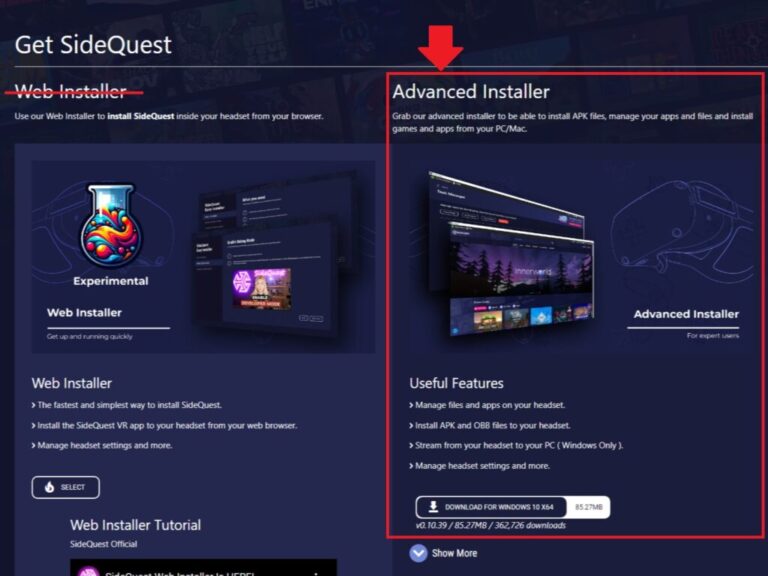 【2024年】SideQuestの導入方法（メタクエスト版・PC版・Android版）を画像で解説！