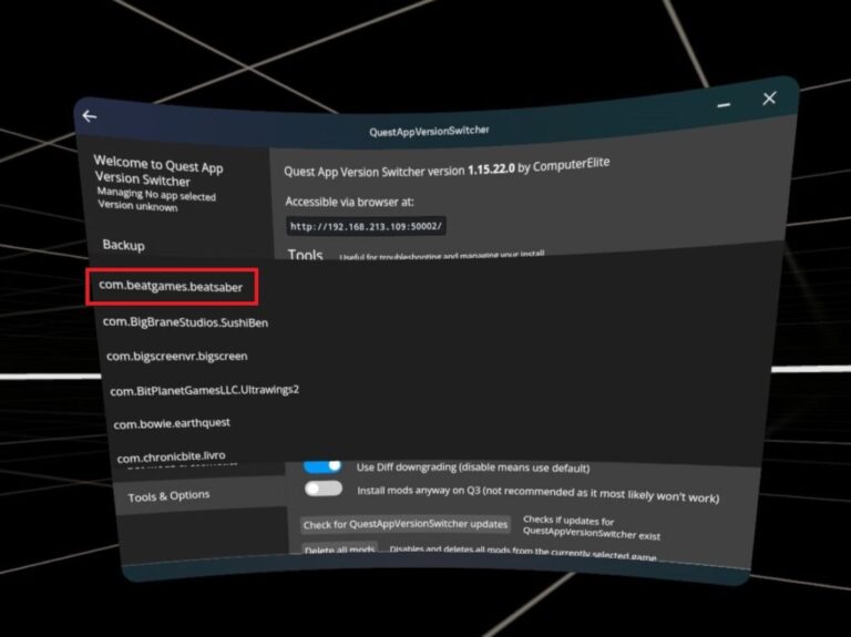 【初心者向け】Quest版ビートセイバーのダウングレード方法！【QAVS】