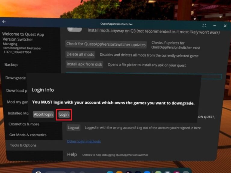 【初心者向け】Quest版ビートセイバーのダウングレード方法！【QAVS】