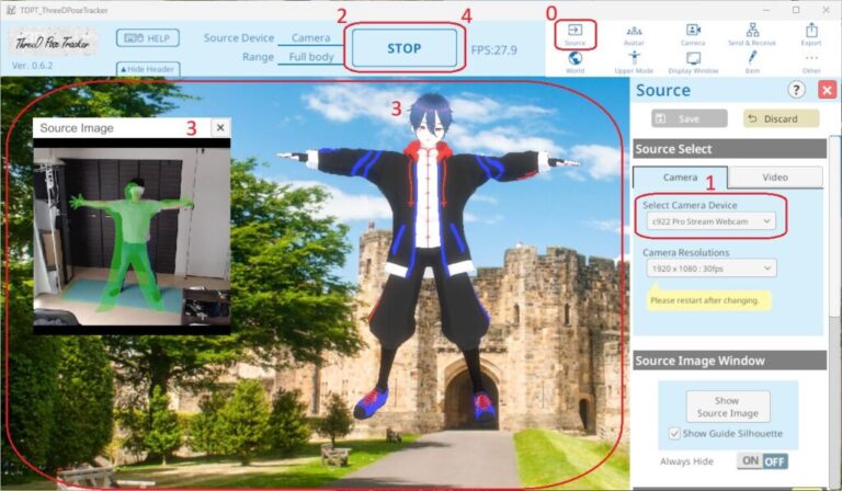 【VRChat】カメラ1台でフルトラ環境を作る方法を解説！
