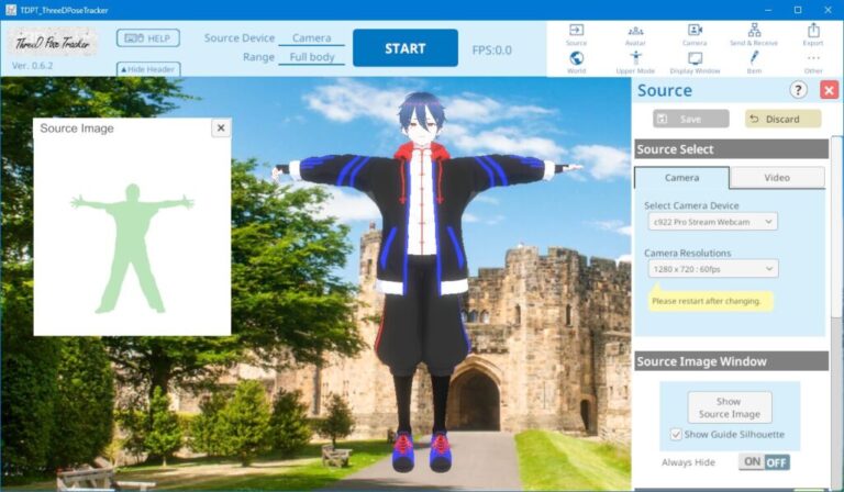 【VRChat】カメラ1台でフルトラ環境を作る方法を解説！