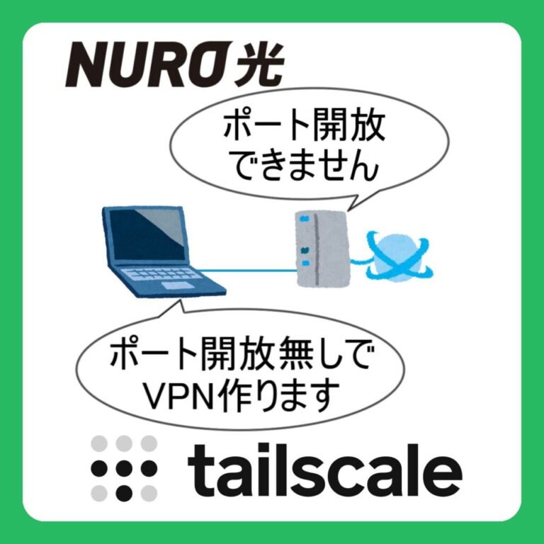 NUROのルーター（F660P）で「VPNできない」問題をTailscaleで解決した話